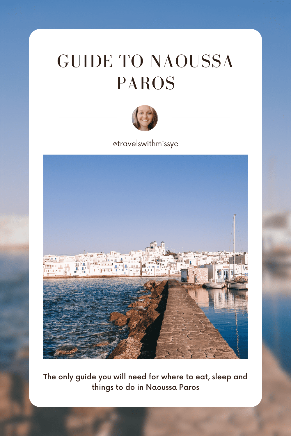 A 2023 Guide to Naoussa Paros - Beaches, Restaurants & Ferries ...