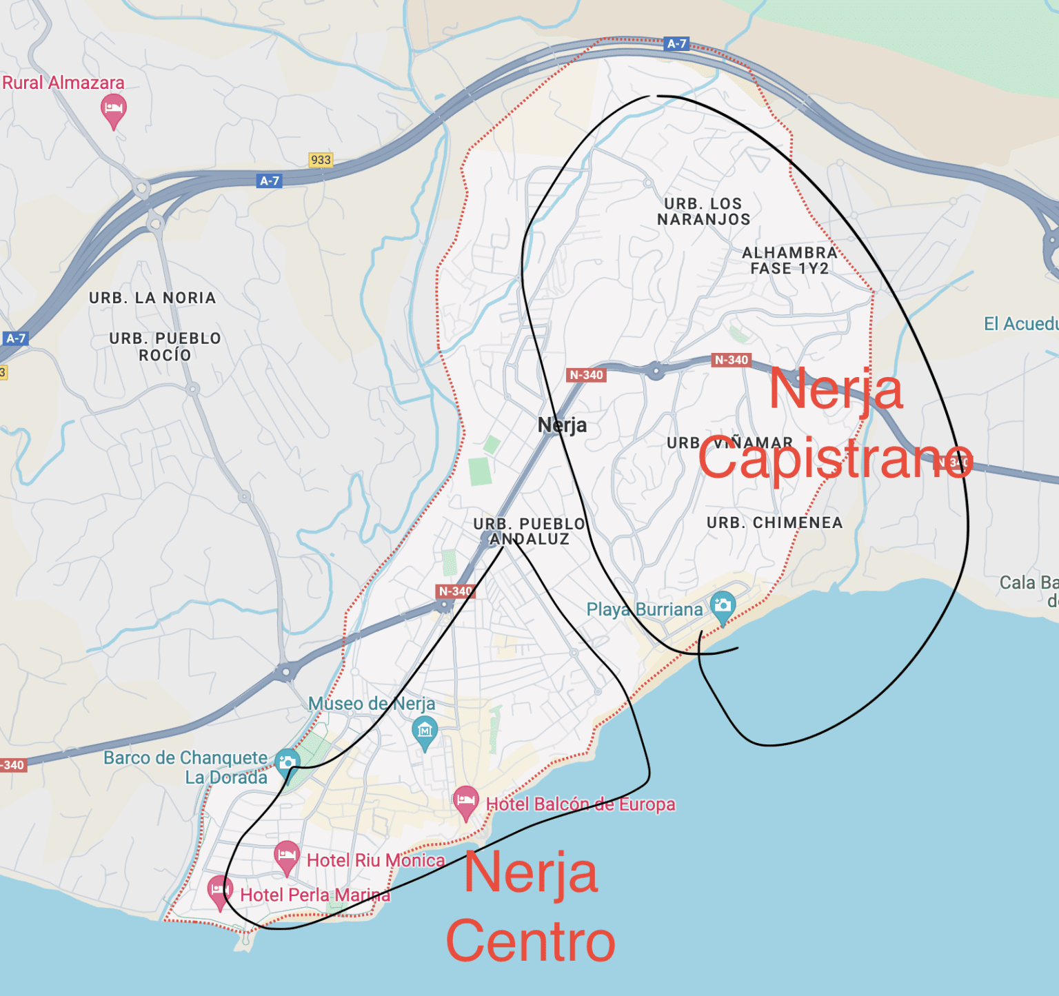 Where To Stay in Nerja in 2025: best area to stay in nerja - Travels ...